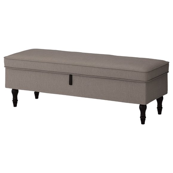 IKEA | Accents | New Ikea Stocksund Cover For Bench Nolhaga Graybeige ...